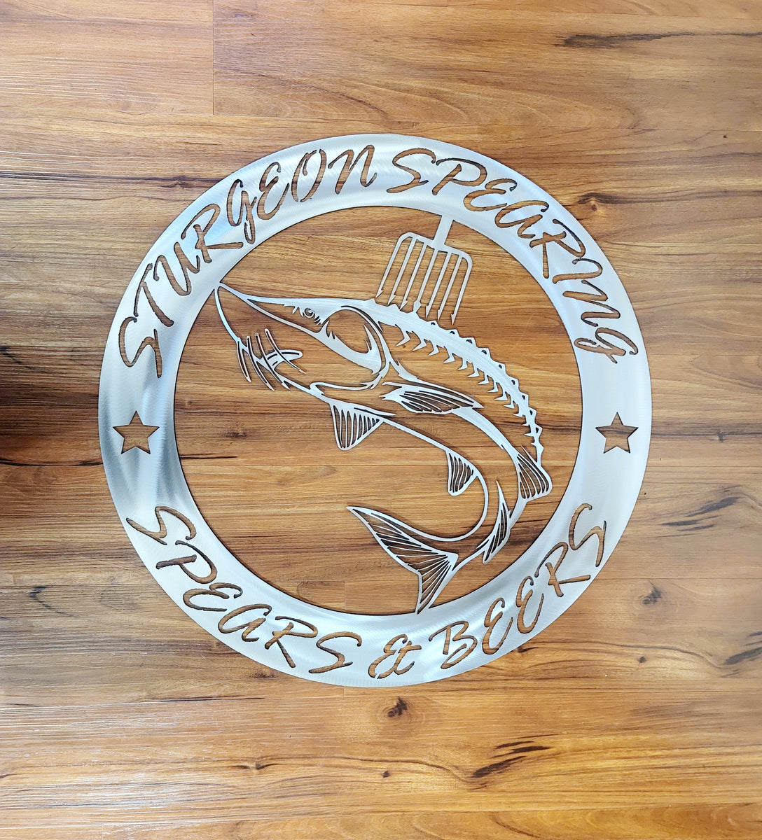 Sturgeon Fish with Beers and Spears – Metal Endeavors
