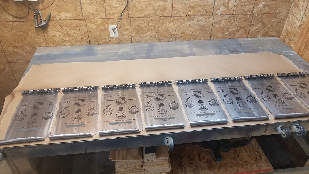 Award Scroll for Teams | Military | Groups – Metal Endeavors